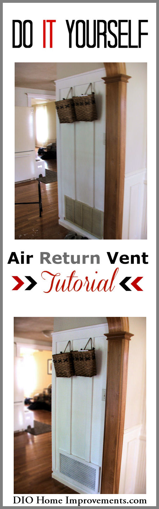 DIY Air Return Vent - DIO Home Improvements