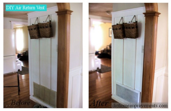 DIY Air Return Vent - DIO Home Improvements