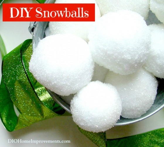 DIY Snowballs - 30 Days of Christmas Tour - DIO Home Improvements