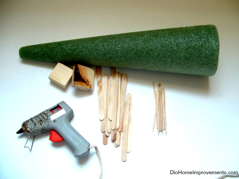 DIY Stick Trees - 25 Days of Christmas Tour - DIO Home Improvements