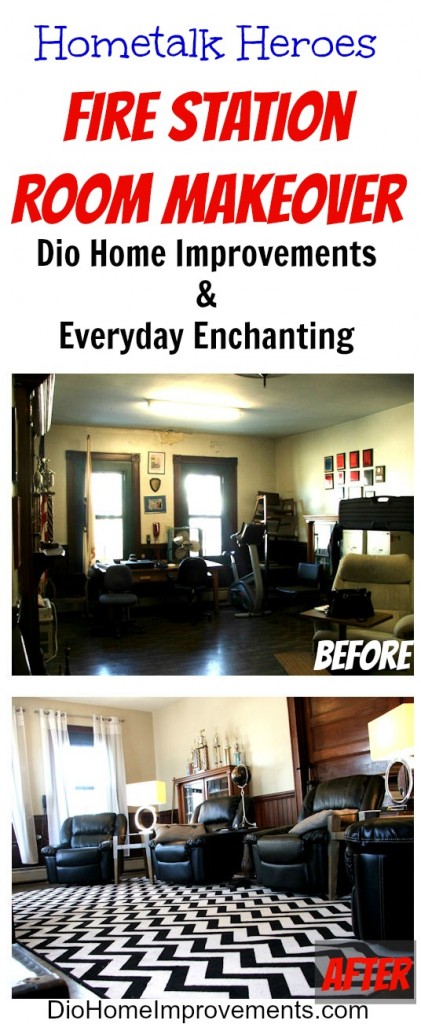 Fire Station Room Reveal - Hometalk Heroes - DIO Home Improvements
