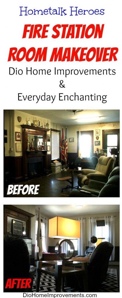 Fire Station Room Reveal - Hometalk Heroes - DIO Home Improvements