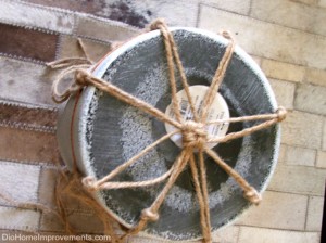 DIY Knotted Jute Rope Jug - Knockoff Tour - DIO Home Improvements