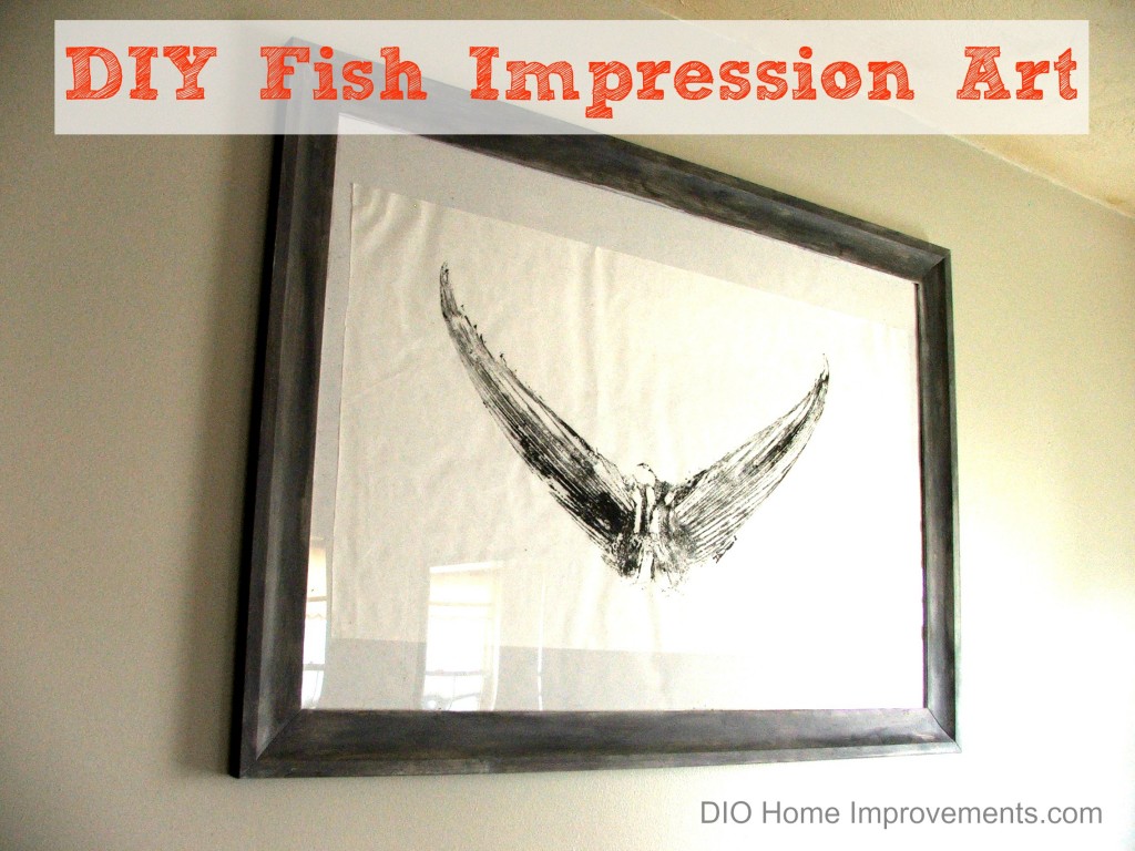 DIY Fish Impression Art - DIO Home Improvements
