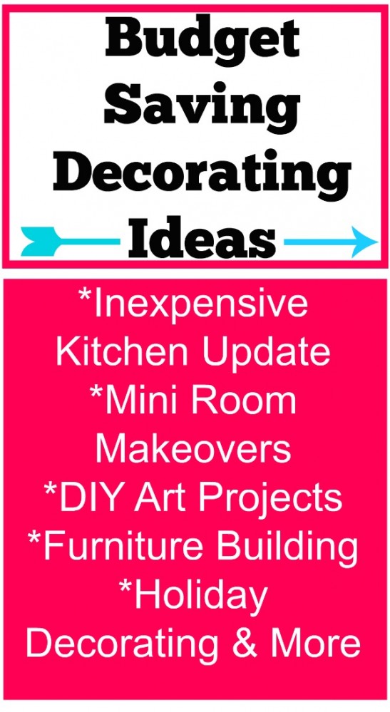 Budget Saving Decorating Ideas - DIO Home Improvements