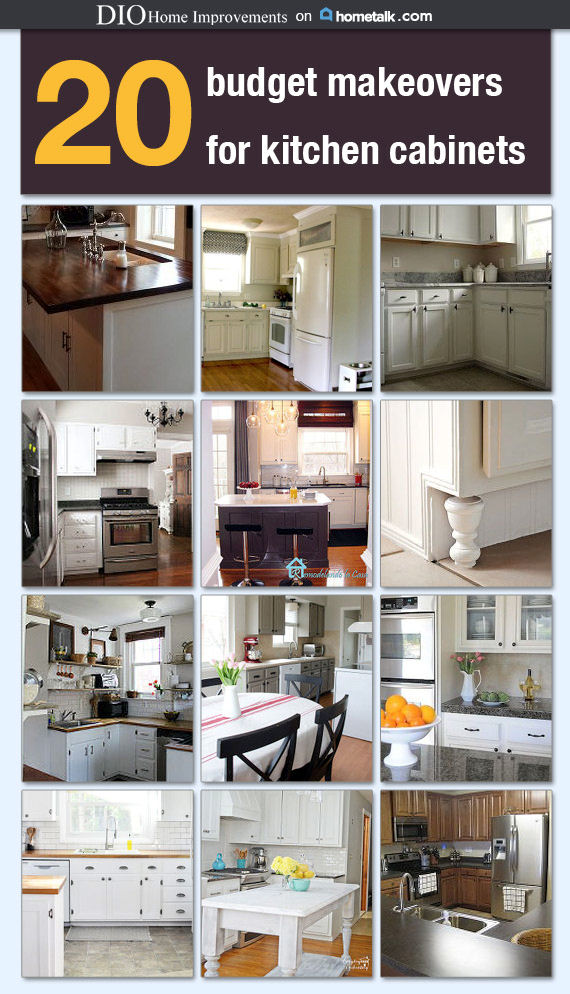 20 Budget Kitchen Cabinet Makeovers! - DIO Home Improvements